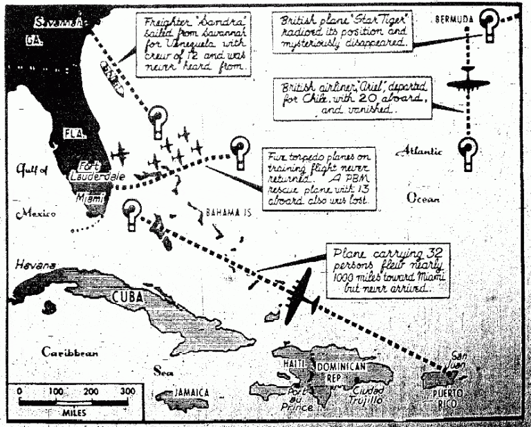 Fear of Landing – Aircraft Lost to the Bermuda Triangle: Airborne ...